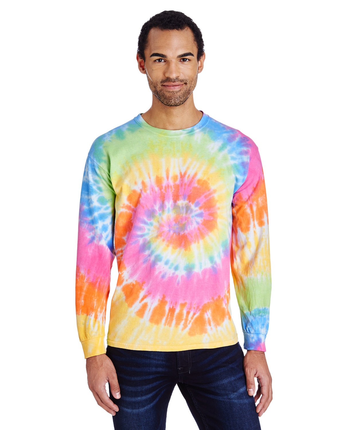 Tie-Dye CD2000 - 5.4 oz., 100% Cotton Long-Sleeve Tie-Dyed T-Shirt $12. ...
