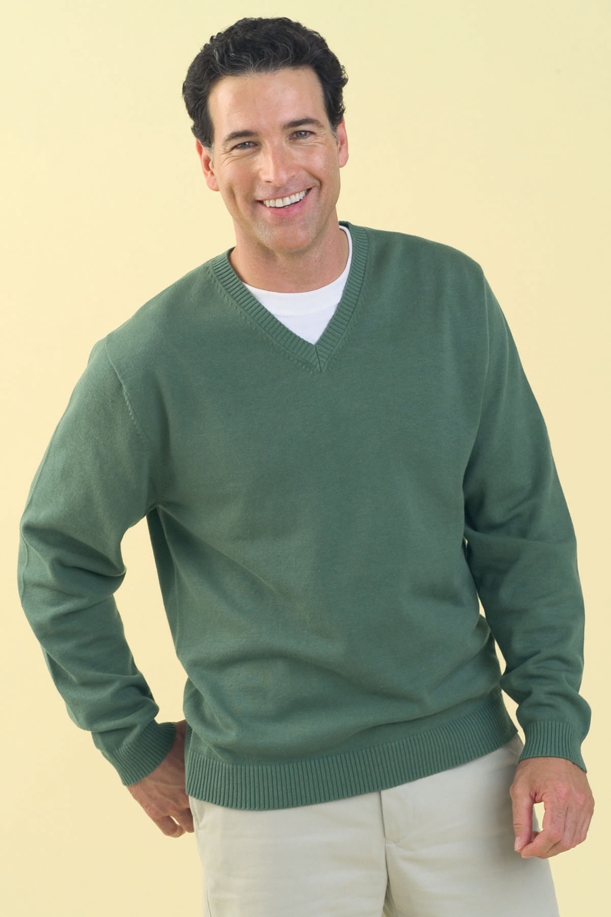 Vantage 9180 - Clubhouse V Neck Sweater $34.77 - Outerwear